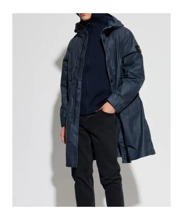 Stone Island Long-sleeved Hooded Coat