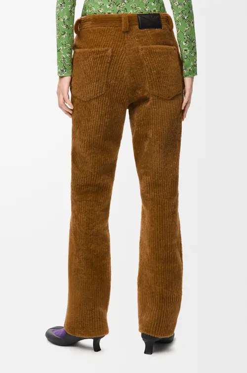 Loewe Trousers In Shearling Corduroy