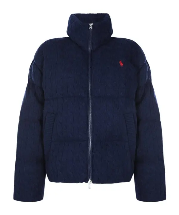 Polo Ralph Lauren Cable-knit Padded Coat
