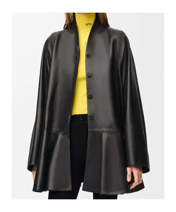 Loewe Short Coat In Nappa Lambskin
