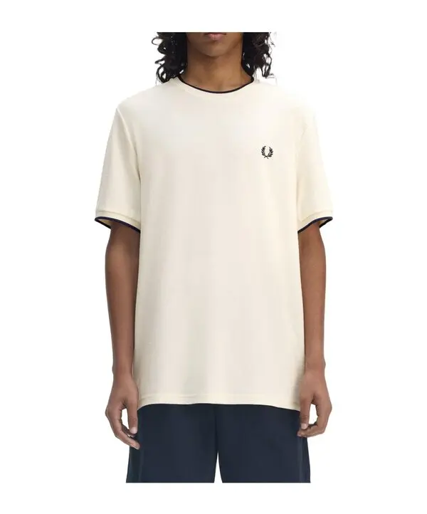 Fred Perry Tipped Crewneck Shortsleeve Tshirt