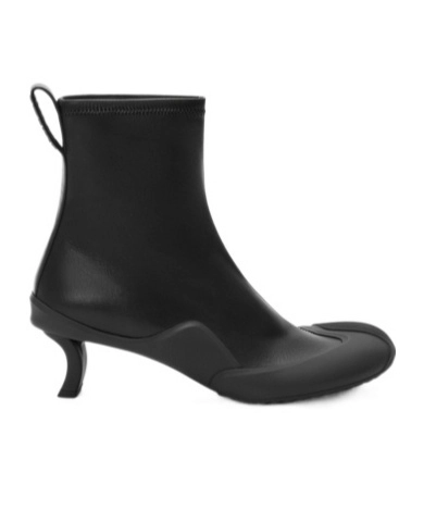 Loewe Dive Bootie In Stretch Calfskin - Black