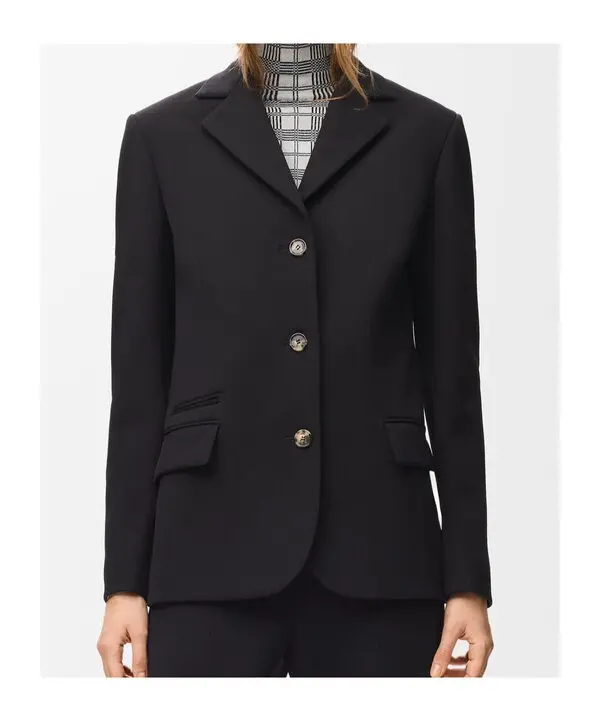 Loewe Jacket In Stretch Wool Blend