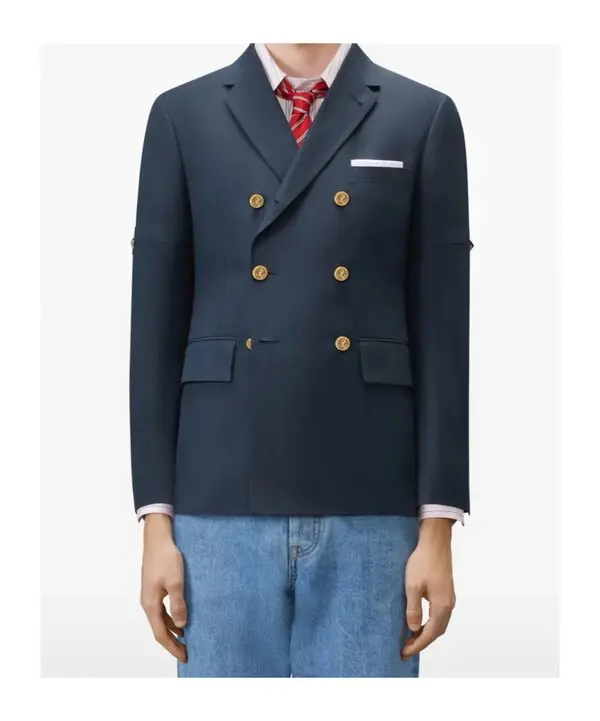 Thom Browne University Stripe Unconstructed Sportcoat