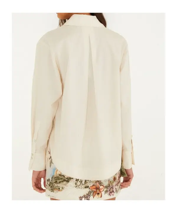 Farm Rio Toile De Rio Long Sleeve Shirt