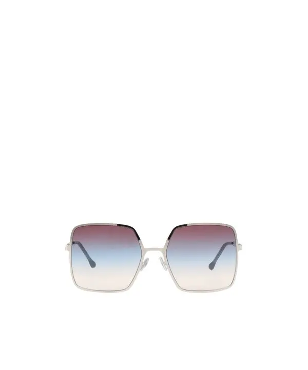 Isabel Marant Étoile Rectangular Metal Frame Sunglasses - Silver