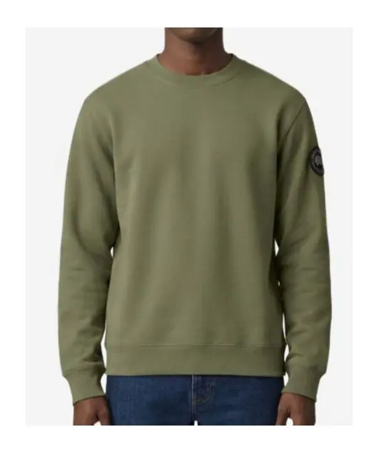 Canada Goose Logo Patch Crewneck Sweatshirt