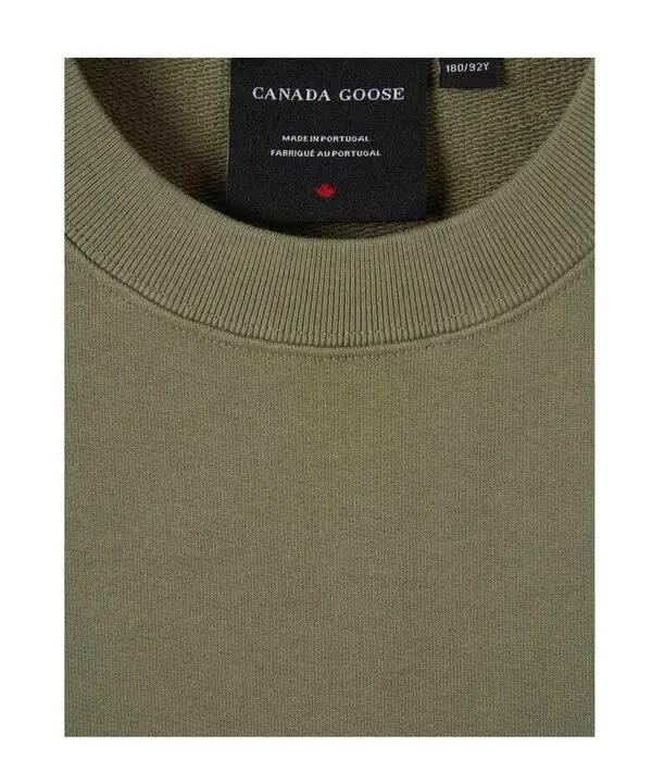 Canada Goose Logo Patch Crewneck Sweatshirt