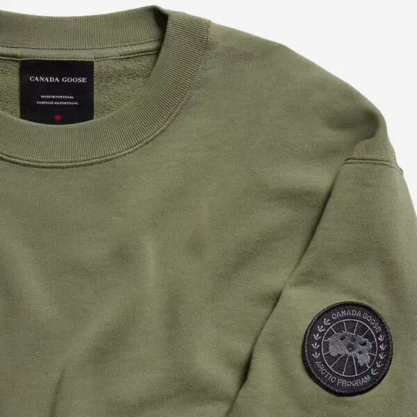 Canada Goose Logo Patch Crewneck Sweatshirt