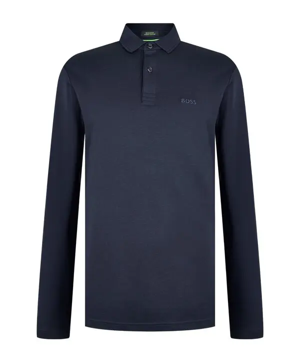 Hugo Boss Long-sleeve Polo Shirt - Black