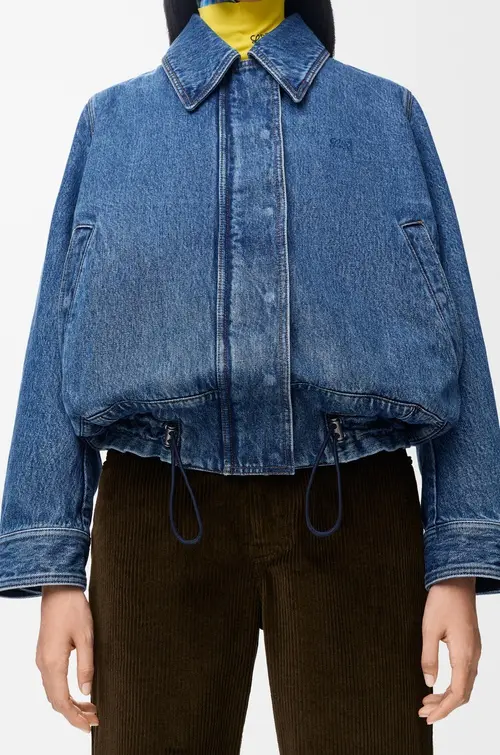 Loewe Drawstring Denim Jacket