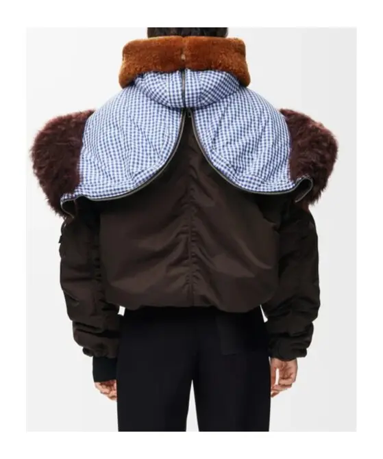 Loewe Bomber Jacket In Technical Shell