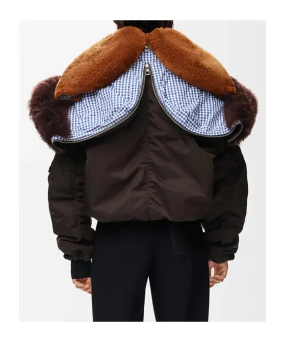 Loewe Bomber Jacket In Technical Shell
