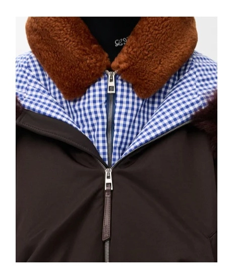 Loewe Bomber Jacket In Technical Shell