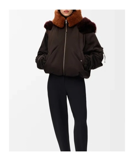 Loewe Bomber Jacket In Technical Shell