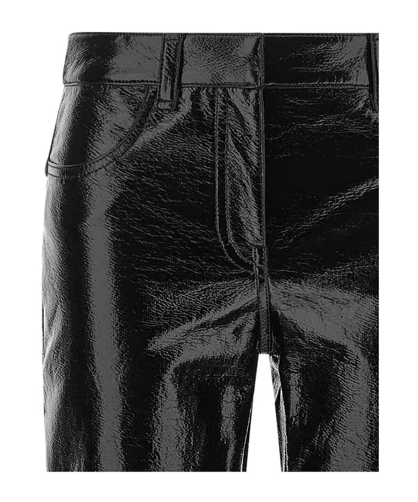 COURREGES Vinyl Straight-leg Trousers