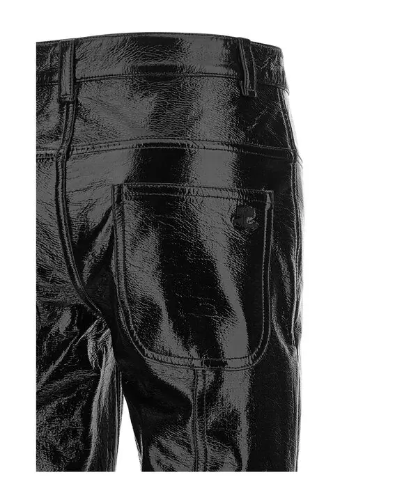 COURREGES Vinyl Straight-leg Trousers