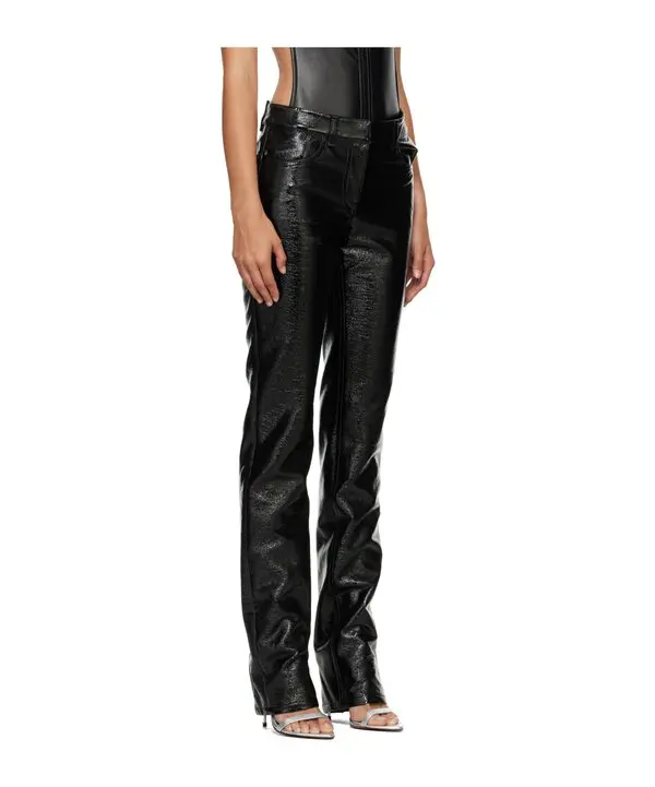 COURREGES Vinyl Straight-leg Trousers