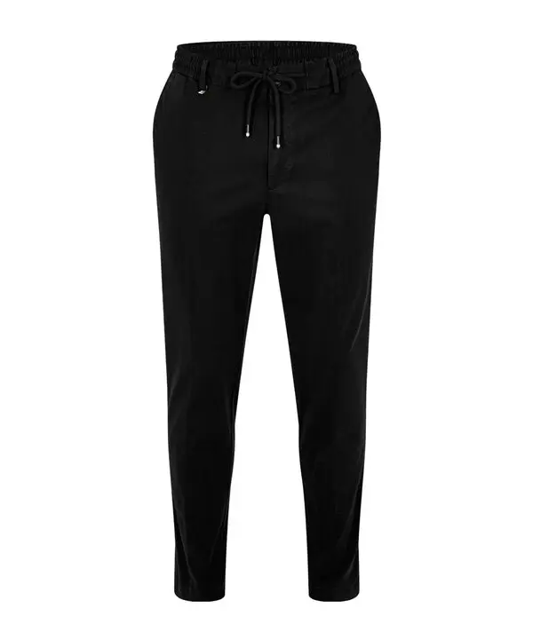 Hugo Boss Slim-fit Tapered Trousers - Black