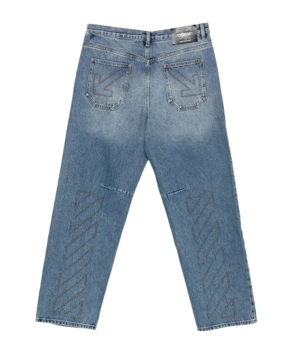 Off-White Arrows Cotton Jeans