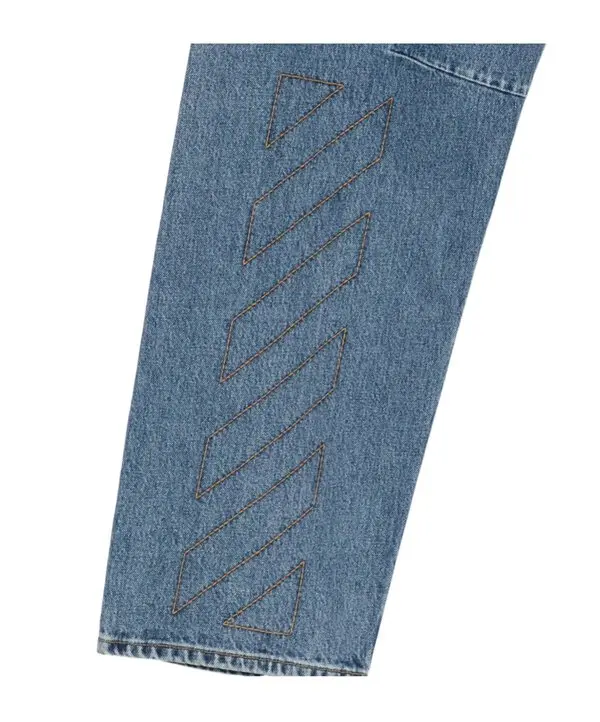 Off-White Arrows Cotton Jeans