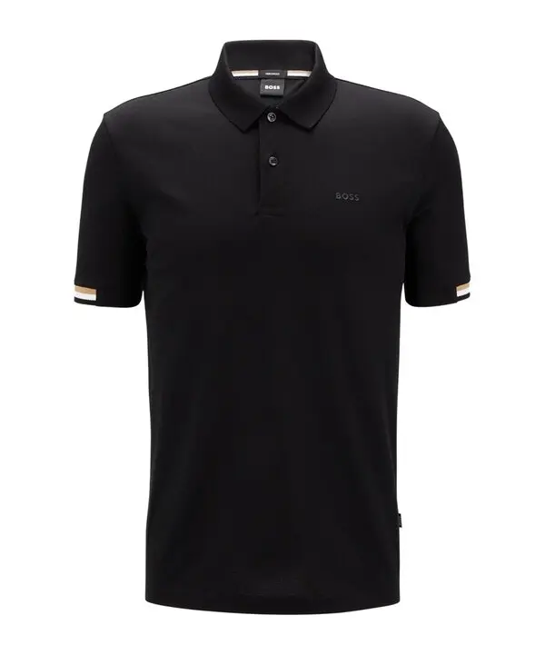 Hugo Boss Solid Polo Shirt - Black