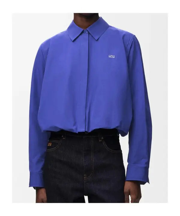 Loewe Cotton Shirt With Cinched Silhouette