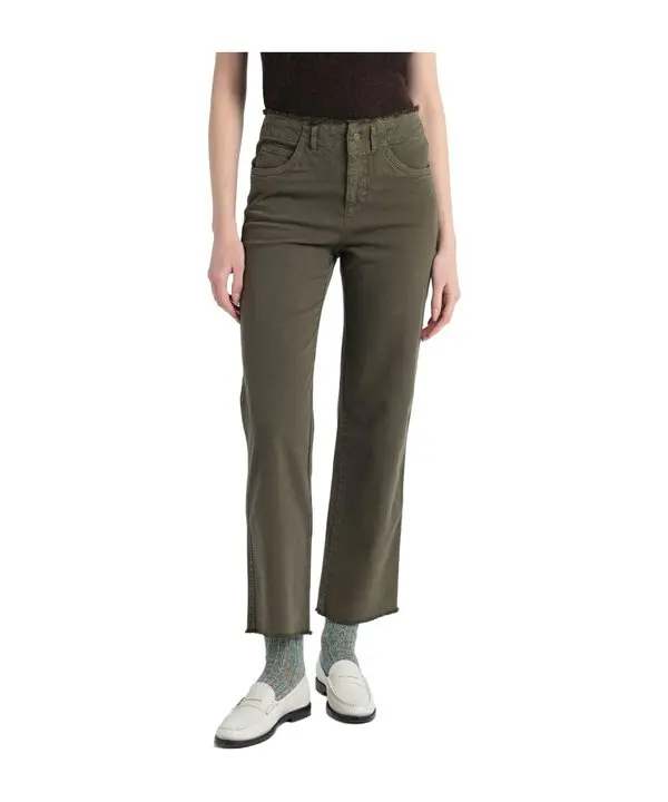 MAXCO. Solid-color Casual Trousers