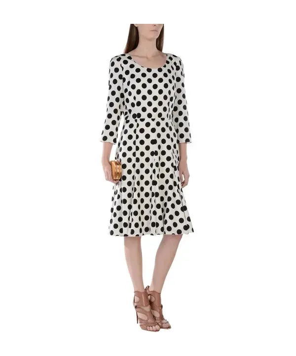 Dolce & Gabbana Dotted Satin Dress
