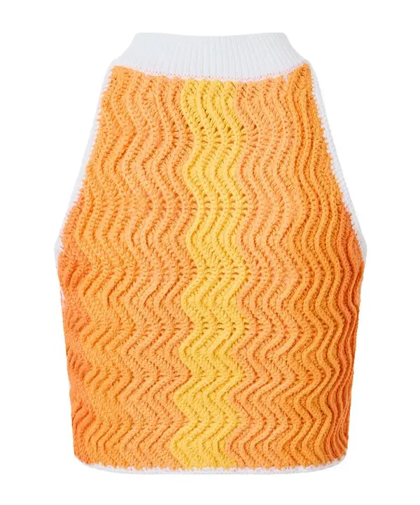 Casablanca Gradient Sleeve Vest