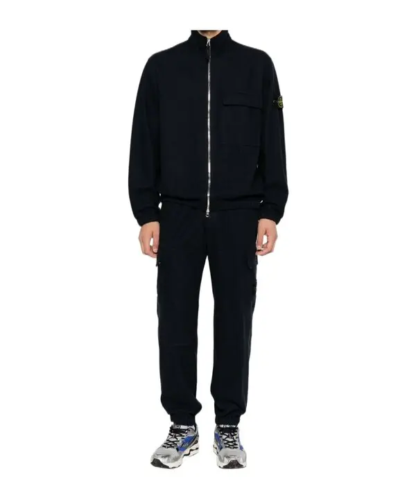 Stone Island Logo-patch Zip-up Jacket