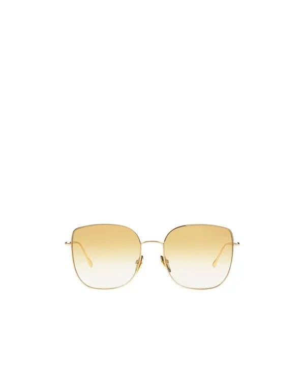 Isabel Marant Étoile Metal Rectangular Frame Sunglasses - Gold