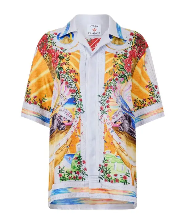 Casablanca Simple Shirt - White