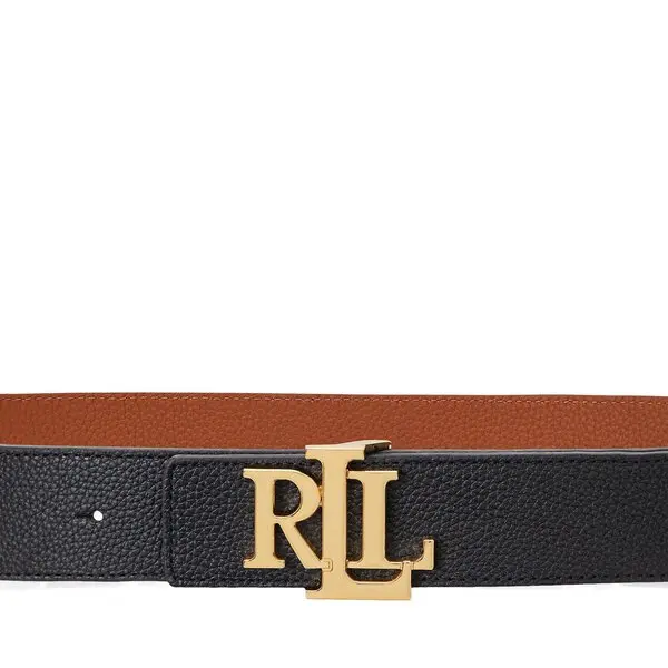 Ralph Lauren Leather Gold-tone Buckle Belt