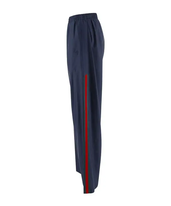 Gucci Technical Silk Poplin Pants With Web Detail