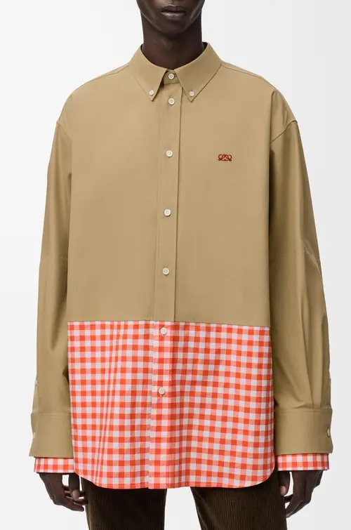 Loewe Shirt In Cotton Twill And Poplin