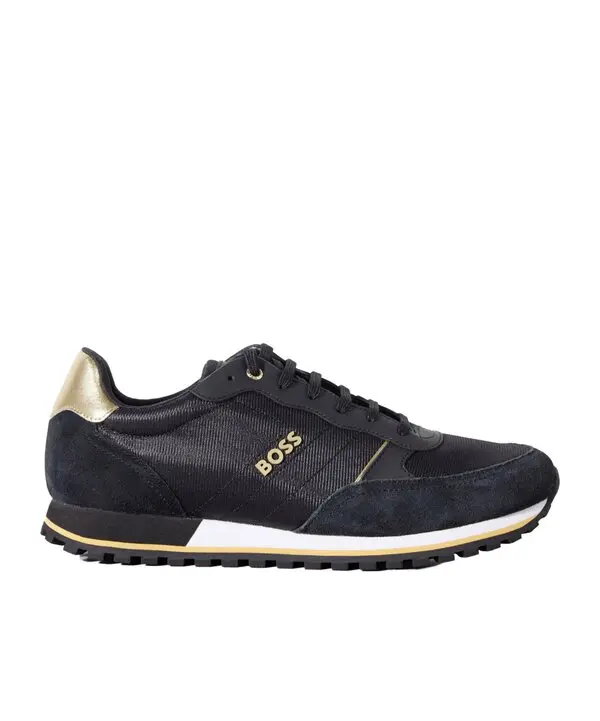 Hugo Boss Parkour Runners Textured Mesh Trainers - Black