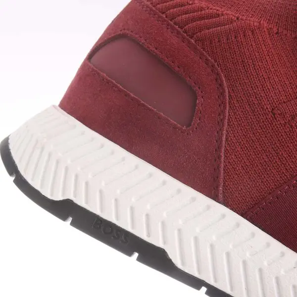 Hugo Boss Solid Color Tennis Trainers
