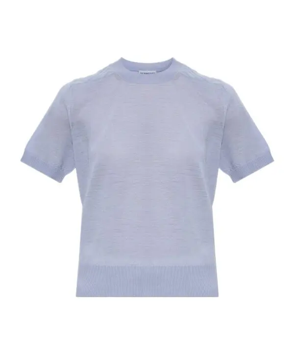 Burberry Short-sleeved Pullover - Sunbleached Blue
