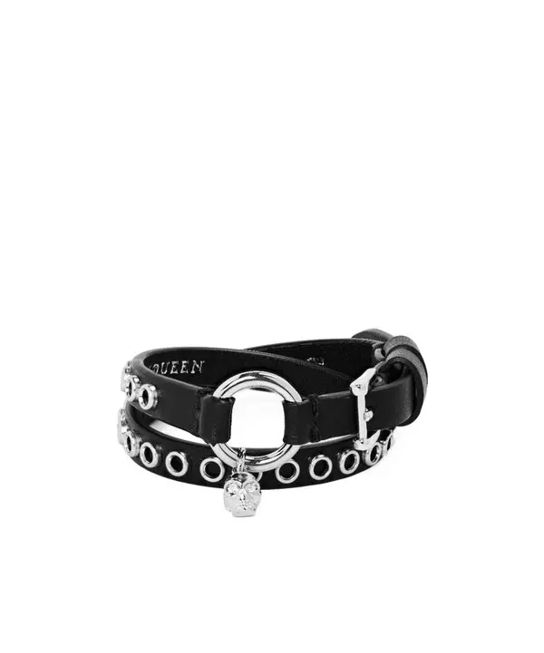 Alexander McQueen Simple Bracelet - Black