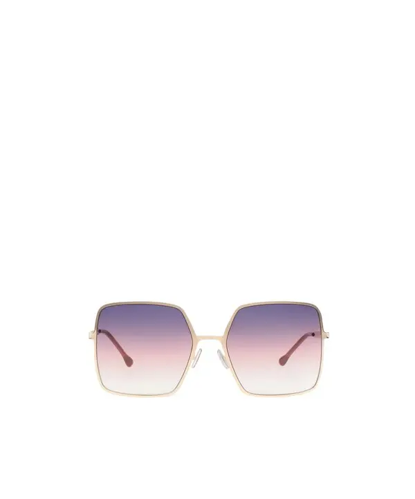 Isabel Marant Étoile Gradient Sunglasses With Metal Square Frames - Pink