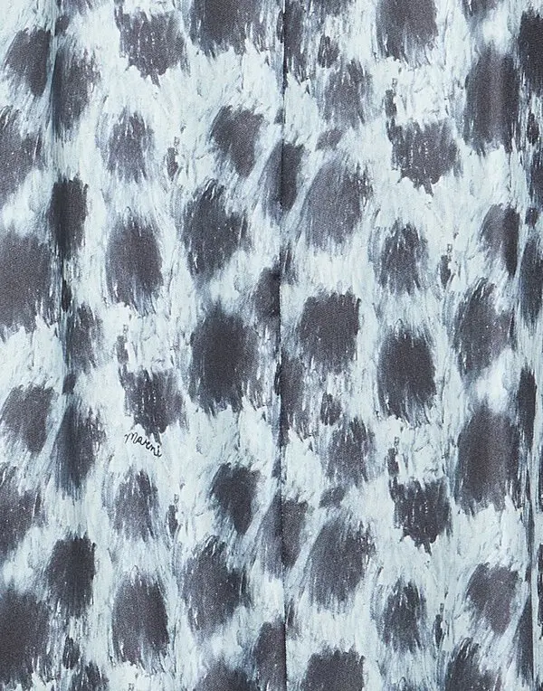Marni Animal Print Flared Skirt