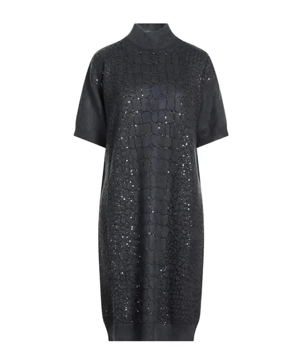 Brunello Cucinelli Minimalist Solid-color Knit Dress