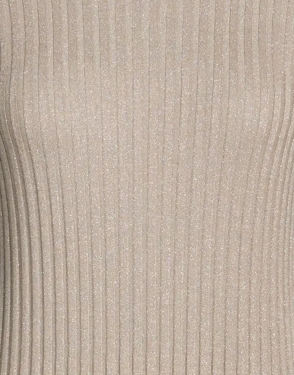 Brunello Cucinelli Minimalist Metallic Knit Dress