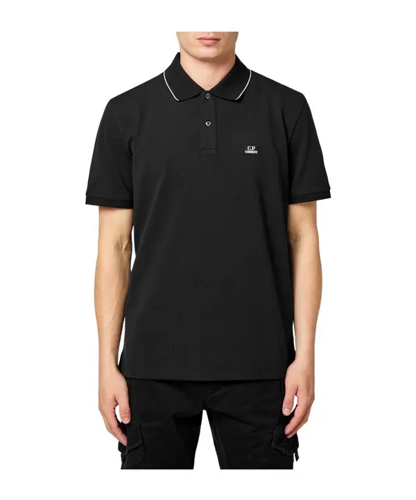 C.P. COMPANY Short Sleeve Tipped Polo Shirt
