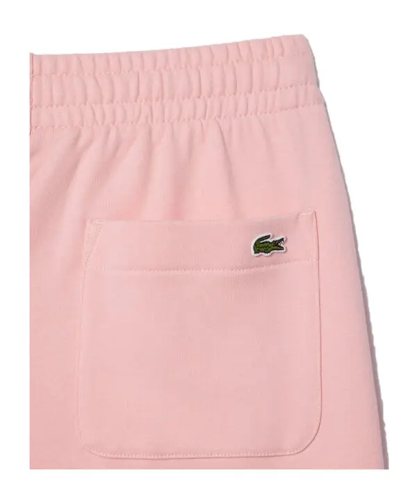 Lacoste Cuffed Knit Sweatpants - Pink