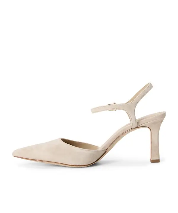 Michael Kors Stiletto Court Pumps With Ankle Strap