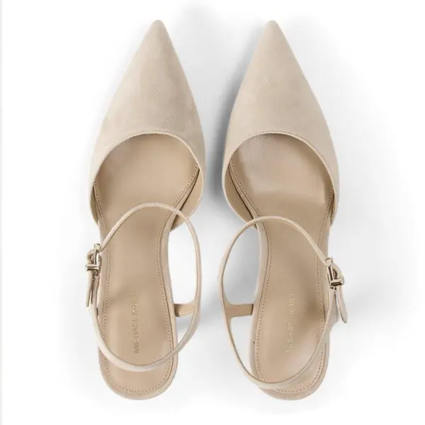 Michael Kors Stiletto Court Pumps With Ankle Strap