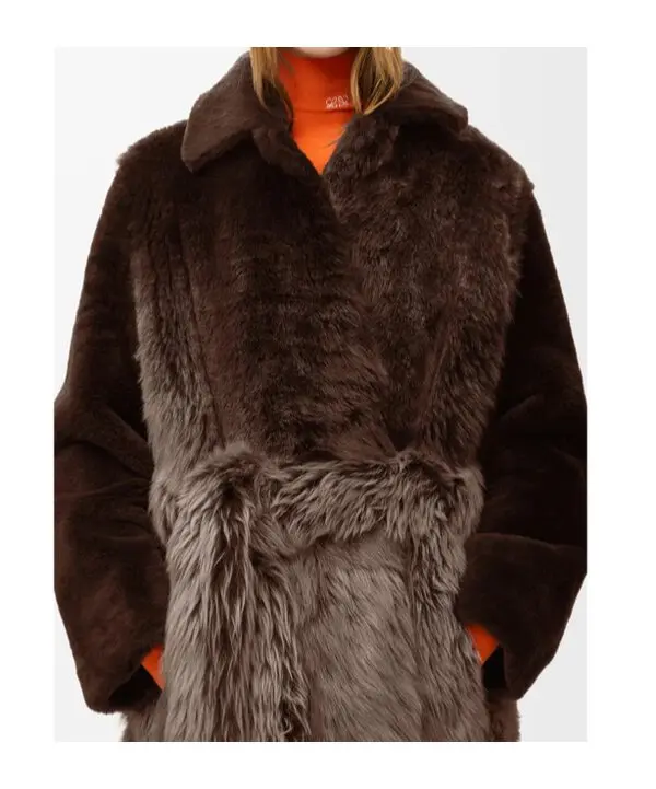 Loewe Coat In Shearling