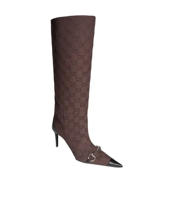Gucci Donna Tall Boots With Horsebit Detail